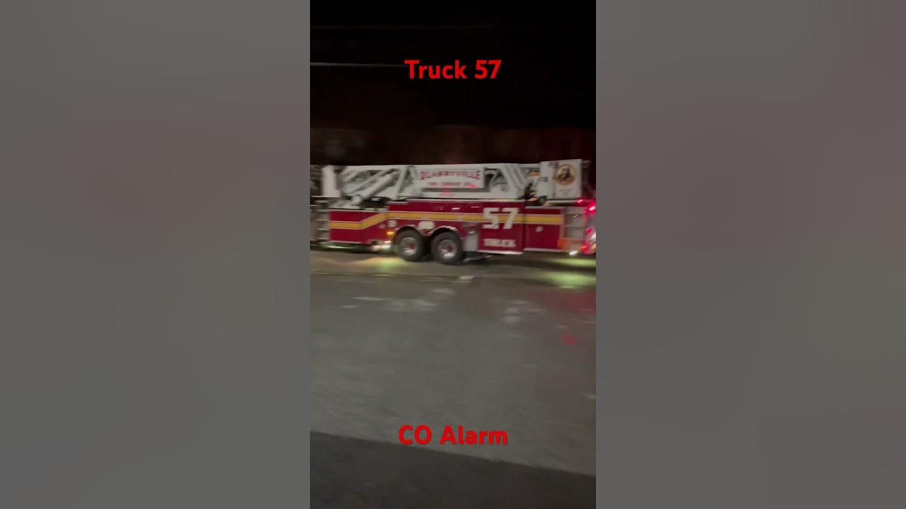 Truck 57 Responding to a CO Alarm #goprohero8 #truck57 #coalarm - YouTube