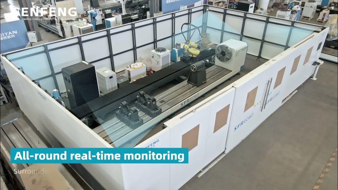 SFR6080丨Fully Enclosed Robot Laser Cladding - YouTube