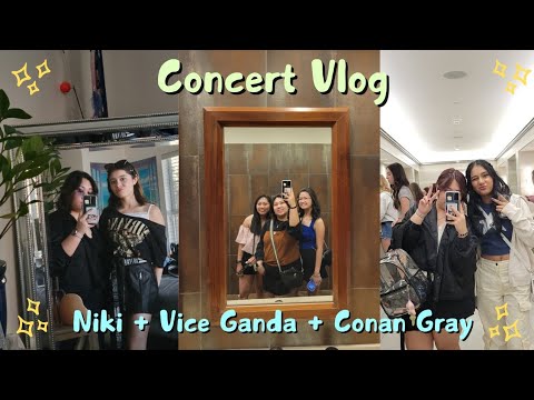 2024 Concert Vlog!! (Niki + Vice Ganda + Conan Gray) - YouTube