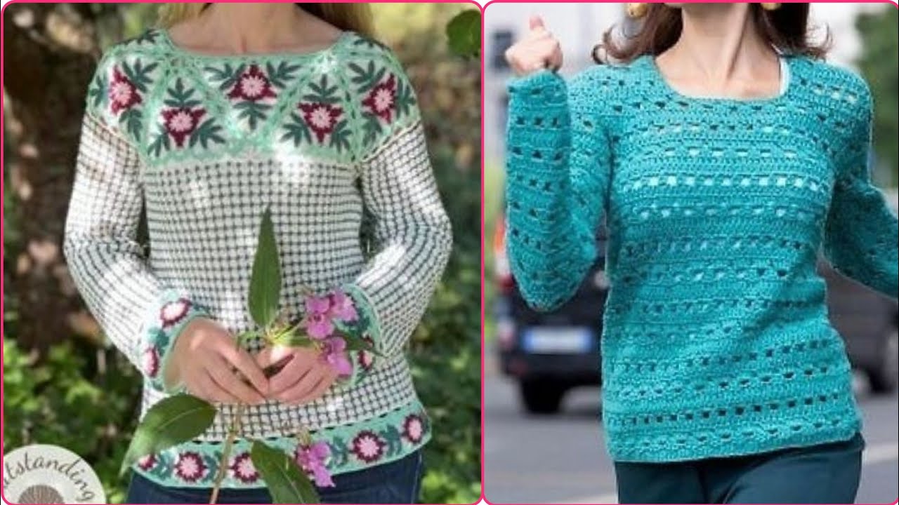 Crochet Scoop Neck Crop Top | Crochet Crop Top | Chenda DIY - YouTube