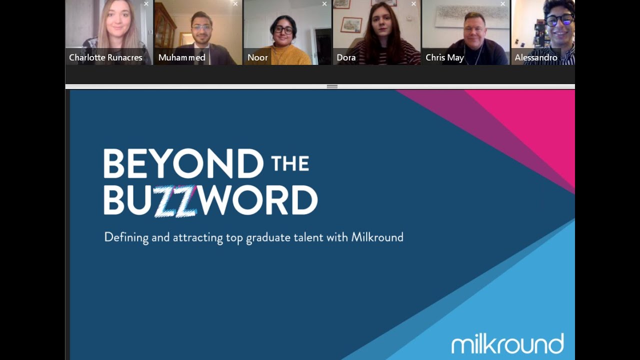 Milkround webinar: Beyond the Buzzword - Defining and attracting top ...
