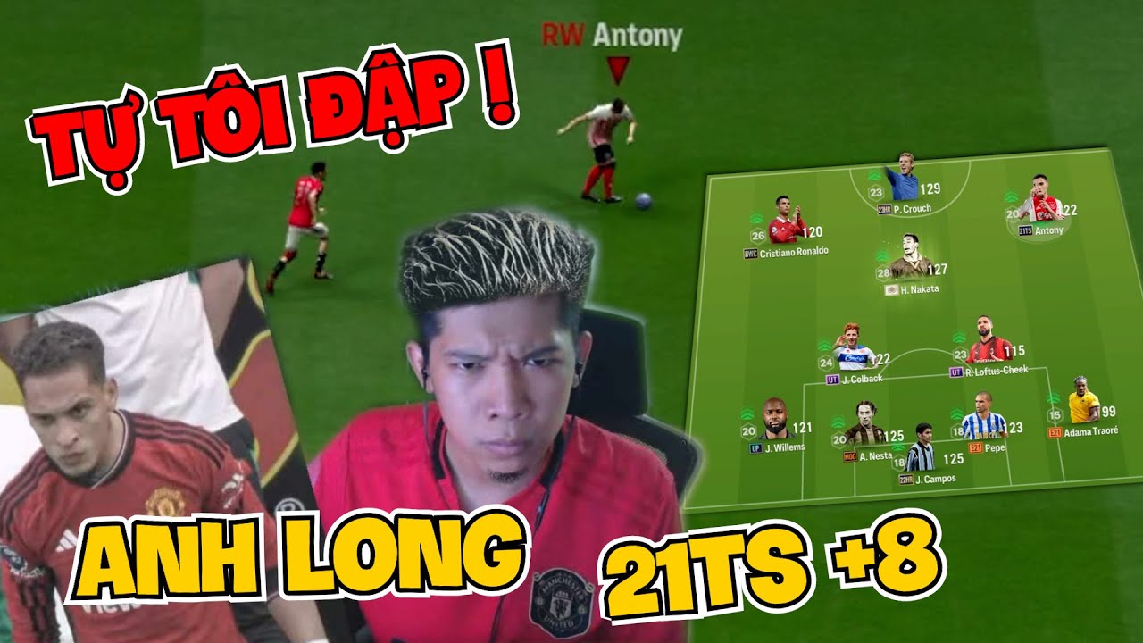 (FC ONLINE) ANH LONG 21TS +8 KĨ NĂNG TÀNG HÌNH ĐỈNH CAO !!!! - YouTube