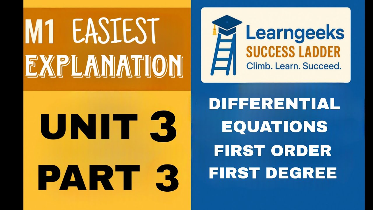 M1 UNIT - 3 : PART - 3 for JNTUK | Learngeeks Success Ladder | Engineering Maths 1 @Learngeeks ...