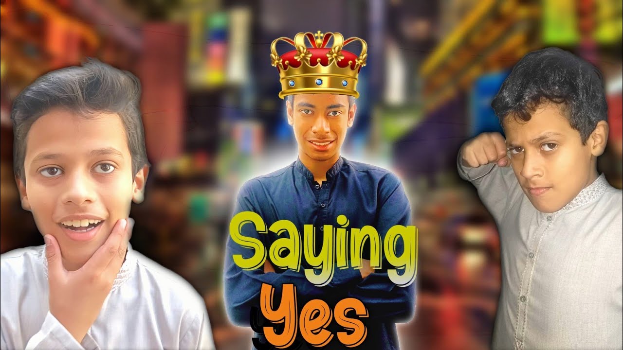 Saying yes to me | Gone funny🤣 - YouTube