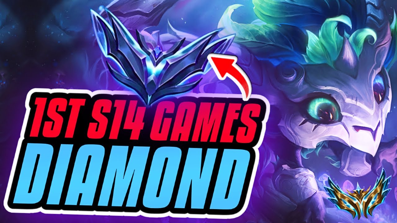 MY FIRST DIAMOND RANKED GAMES OF SEASON 14!!! Season 14 Gnar Ranked ...