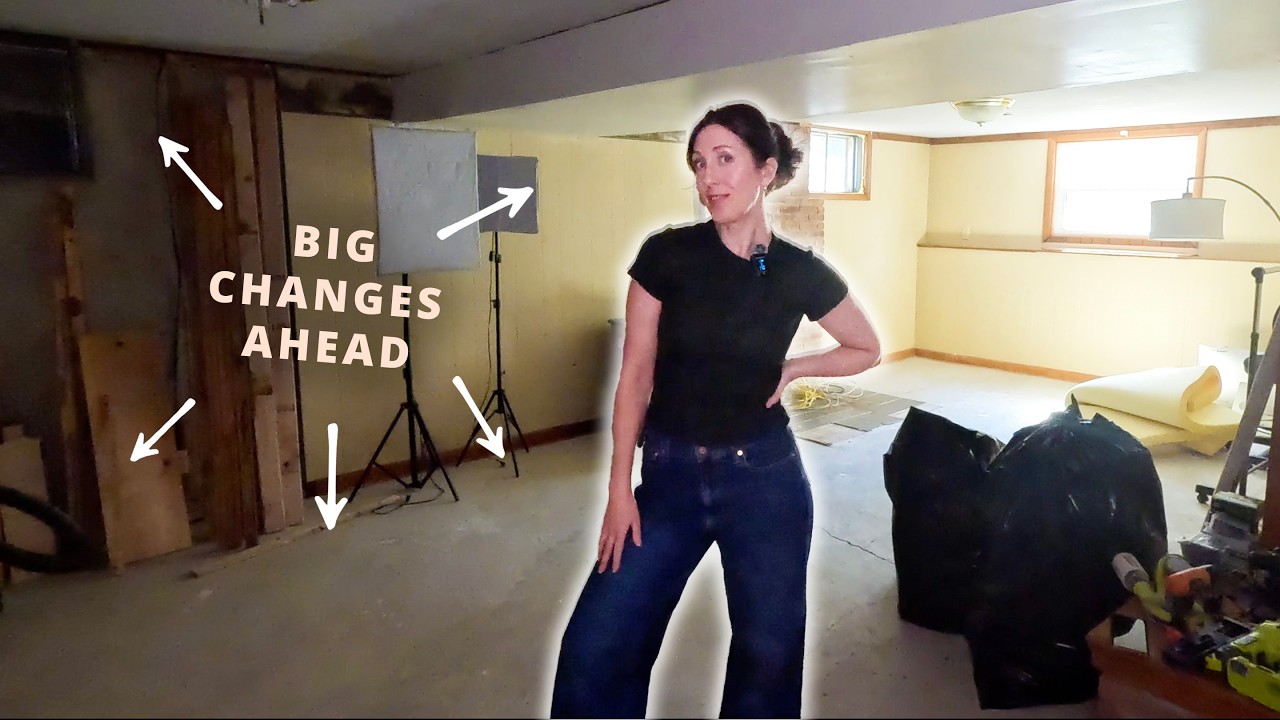 Basement Remodel BEFORE Tour + Our Design Plans | Extreme Basement ...