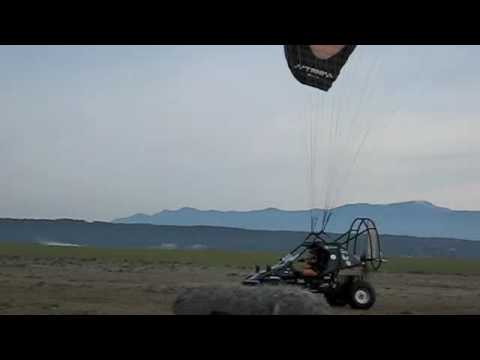 The Parajet SkyCar's First Flight - 2009 - YouTube