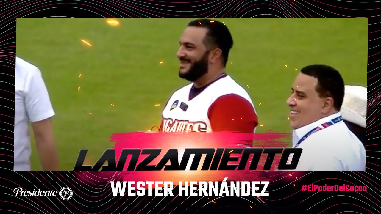 Lanzamiento Primera Bola Wester Hernández, Tu Casa RD - YouTube