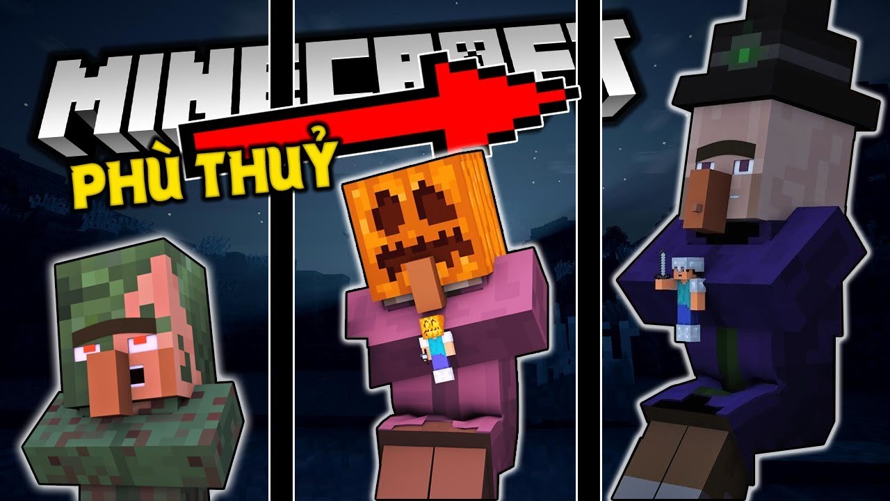 CÂU CHUYỆN VỀ QUÁ KHỨ CỦA PHÙ THUỶ DÂN LÀNG TRONG MINECRAFT !! | Ghast ...