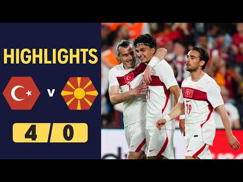 Türkiye Makedonya | 4-0 | Maç özeti | Dostluk Maçı 2026 | türkiye makedonya maçı