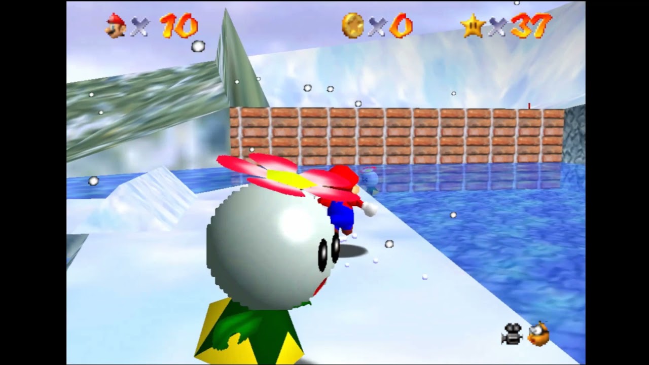 Day 6 - Snowman's Land - Stars 1-6 ~ Super Mario 64 (N64) - YouTube