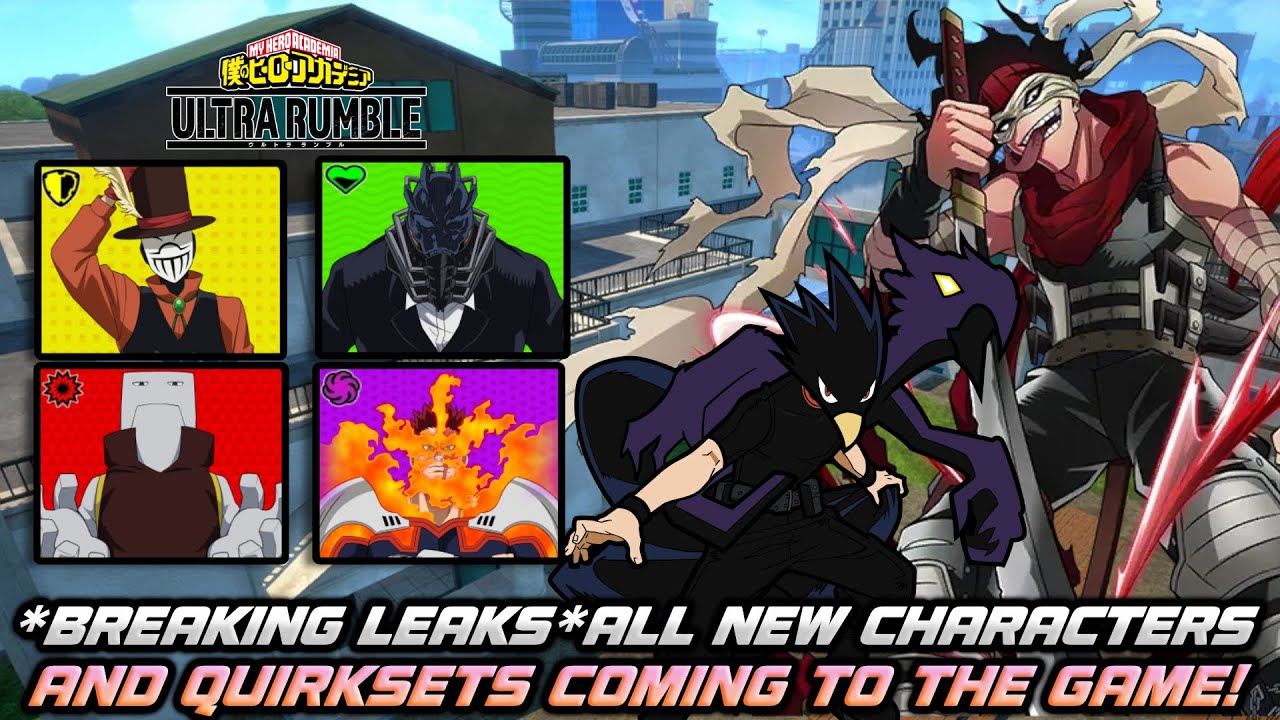 *BREAKING LEAKS* ALL CHARACTERS AND QUIRKSETS COMING TO MY HERO ULTRA ...