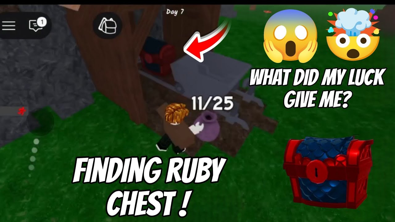 Found the Secret Ruby Chest in 99 Nights! 😱🔥 - YouTube