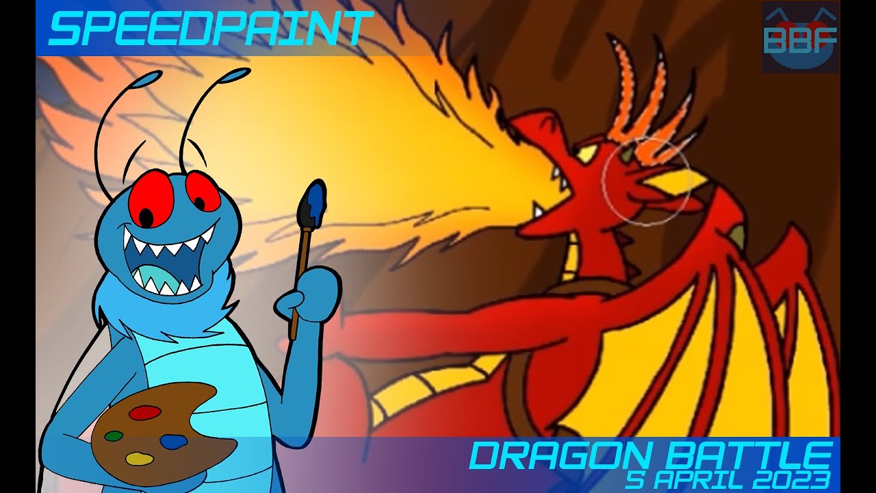 Speedpaint: Dragon Battle - 05/04/2023 - YouTube