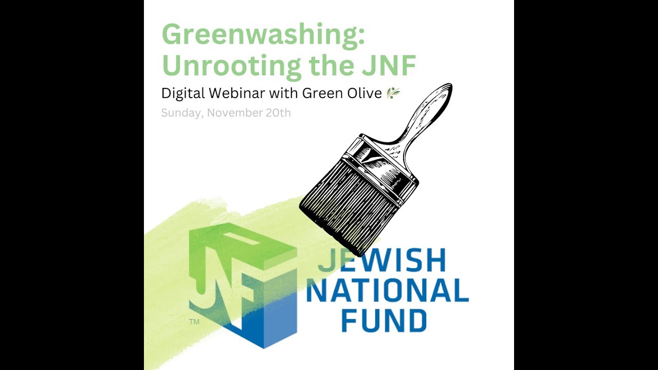 Webinar: Unrooting the Jewish National Fund - YouTube