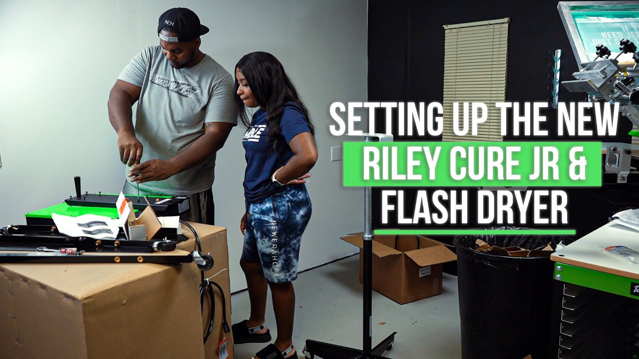 Setting Up The New Dryer & Flash | RileyCure Jr Conveyor Dryer & Riley ...