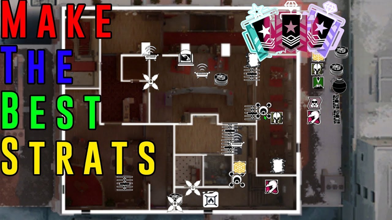 How to Make the BEST Defense Strats - Rainbow Six Siege Tips - YouTube