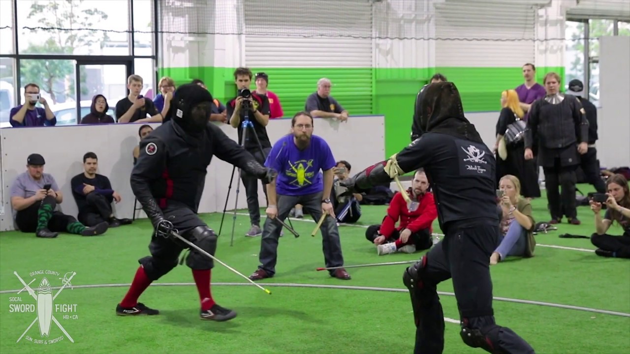 Gold Medal Match: Rapier SoCal Swordfight 2018 - YouTube