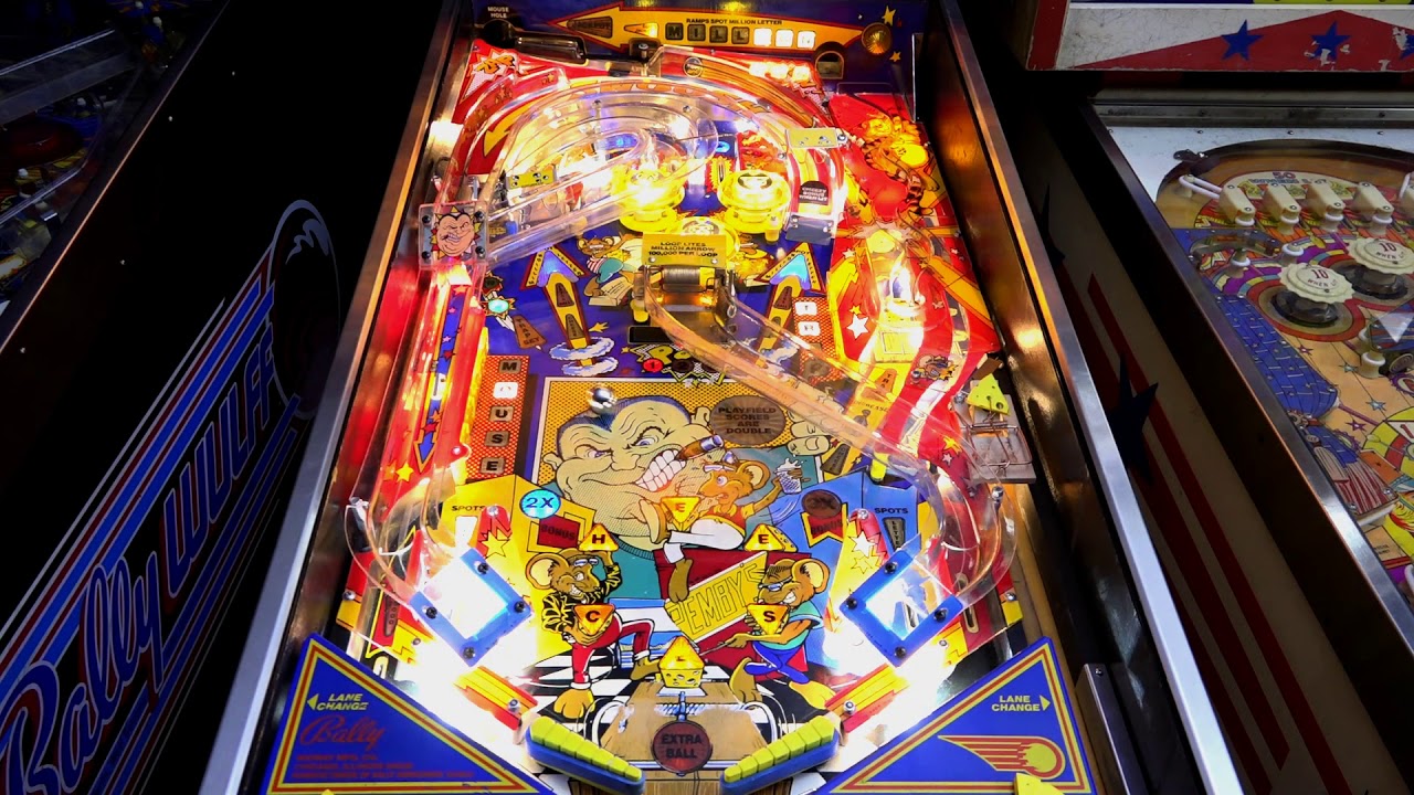 Mousin' Around (Bally, 1989) Flipper Pinball - YouTube