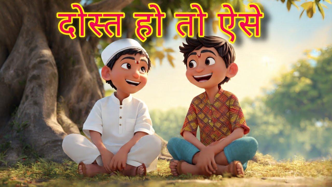 Hindu and Muslim Dost| True Friendship Story| Cartoon story| Carton ...