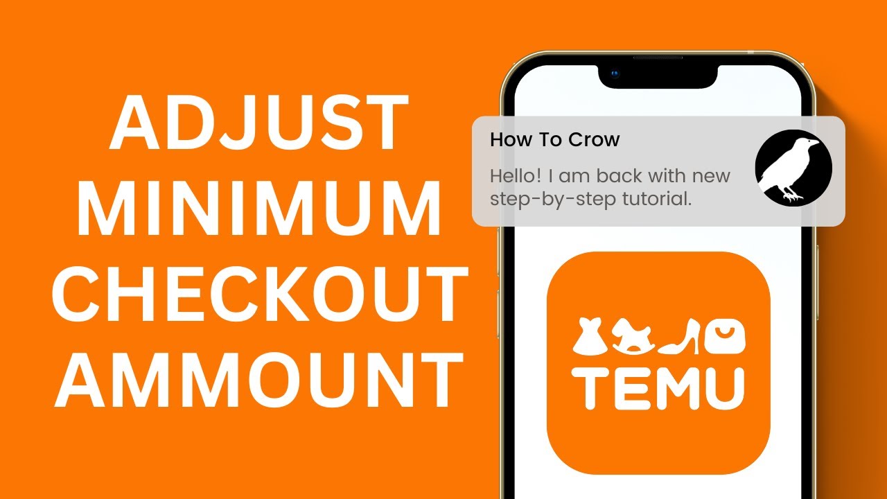 How to Change Temu Checkout Minimum Best Method - YouTube