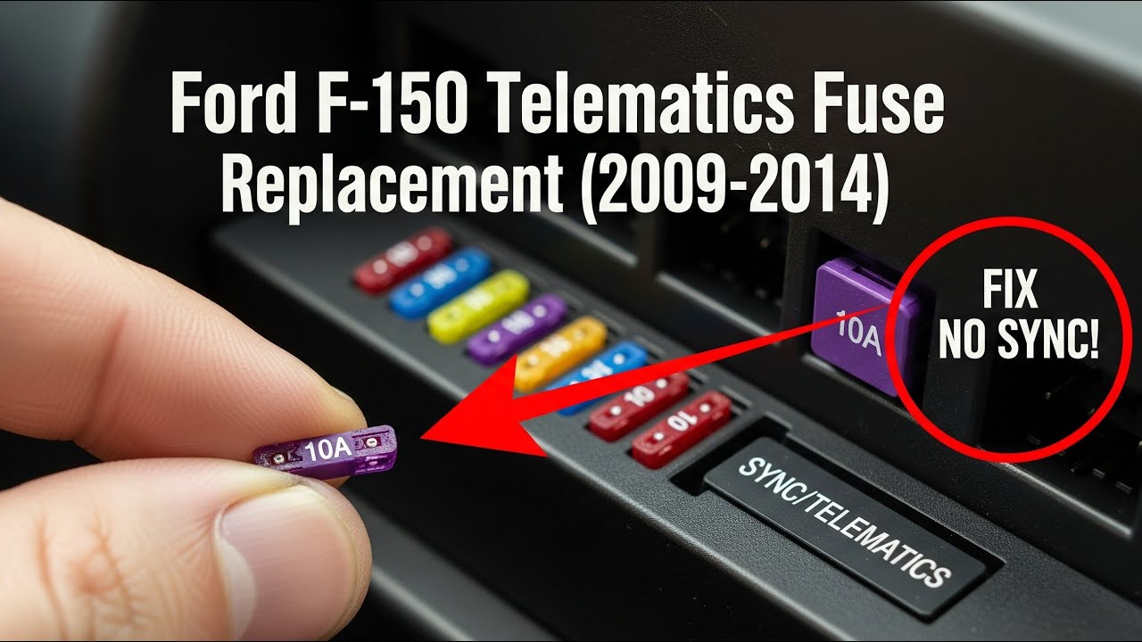 FORD F-150 Telematics Module Fuse Location & Replacement (2009-2014 ...