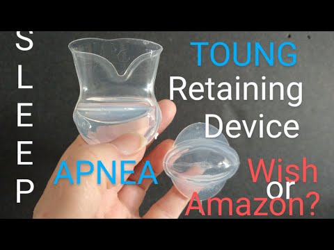 Sleep Apnea Anti-Snoring Tongue Retaining Device (TRD) Amazon vs Wish #sleepapnea #amazon #wish #trd