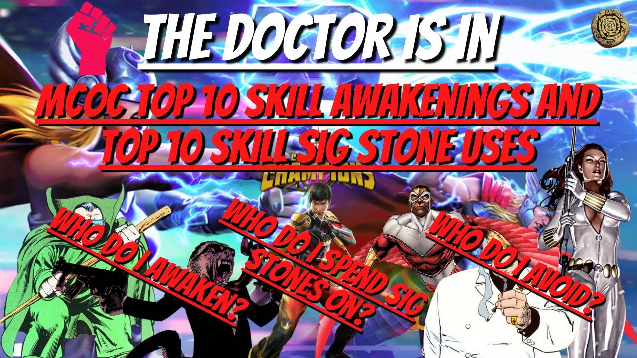 MCOC Top Ten Skill Champs To Awaken and Top Ten Skill Champs To Add ...