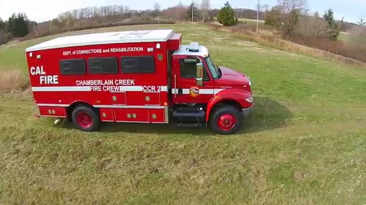 TriVan Truck Body - CalFire Crew Transporter - YouTube