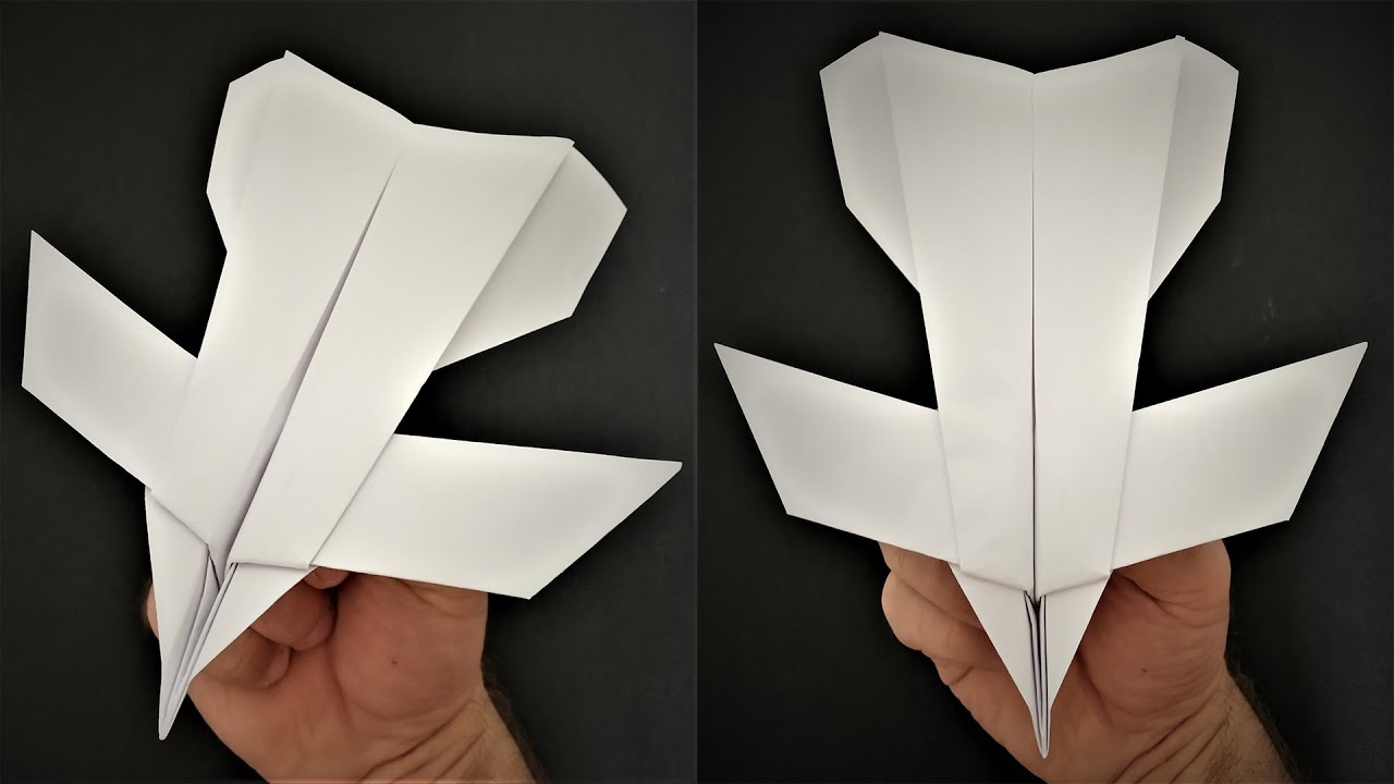 How To Make A Ninja Paper Aircraft - YouTube