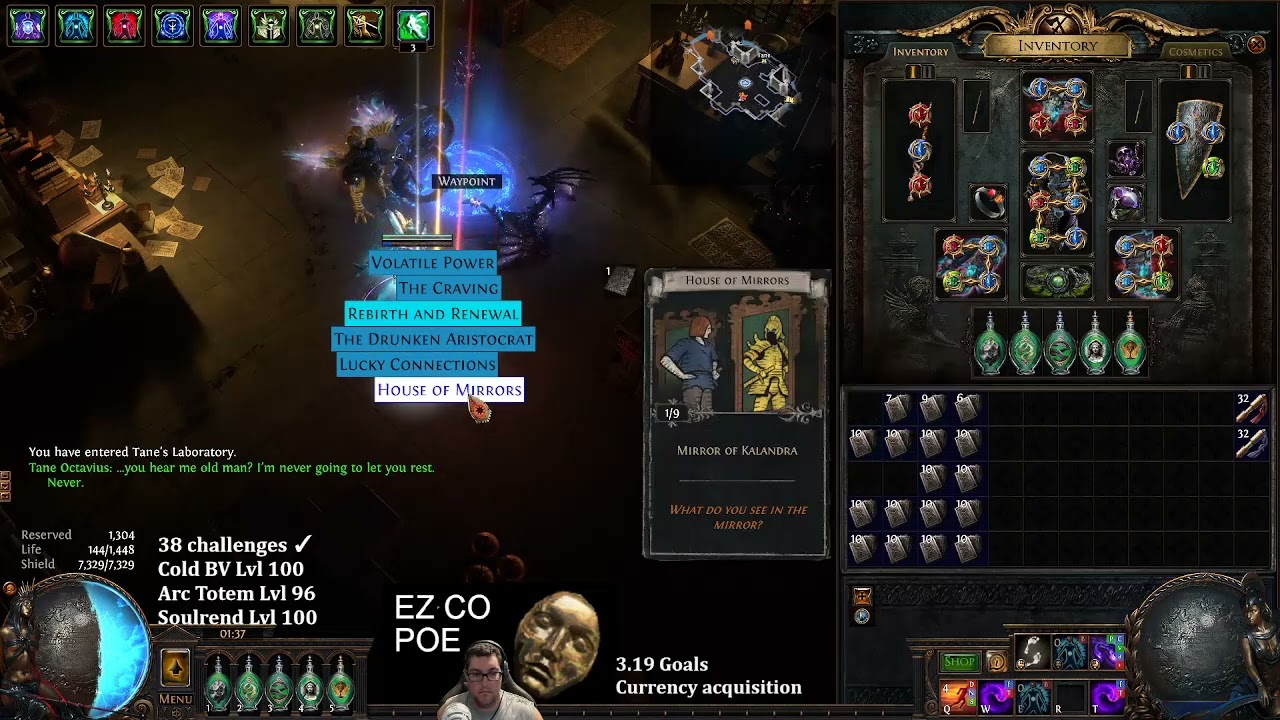 House of Mirrors from stacked deck 3.19 POE Lake of Kalandra - YouTube