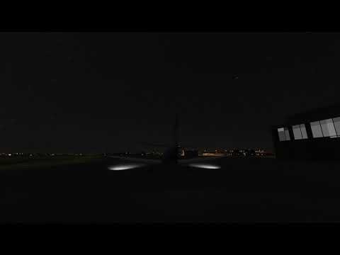 FS2020 - FNSO landing at uncontrolled airport without runway lights ...