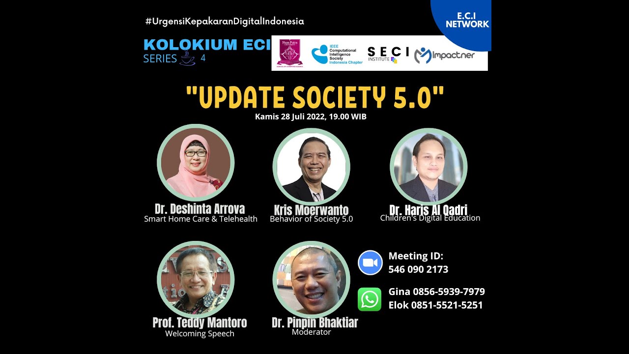 ECI Network: "UPDATE SOCIETY 5.0" - YouTube