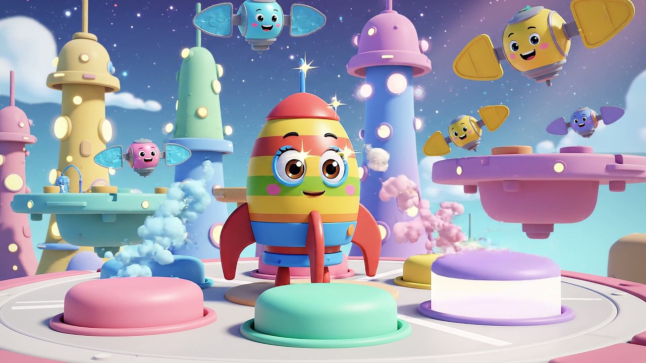 The Little Rocket Goes Zoom Zoom Zap 1 | Space Adventure & Kids Songs ...