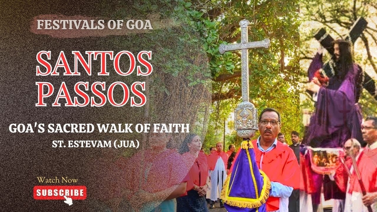 Santos Passos | Festivals of Goa | Jesus carrying his cross to Calvary ...