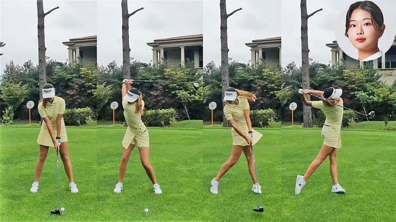 リム・チェリ Cherry Lim プロゴルファー DRIVER SHOT SLOW MOTION !!! - YouTube