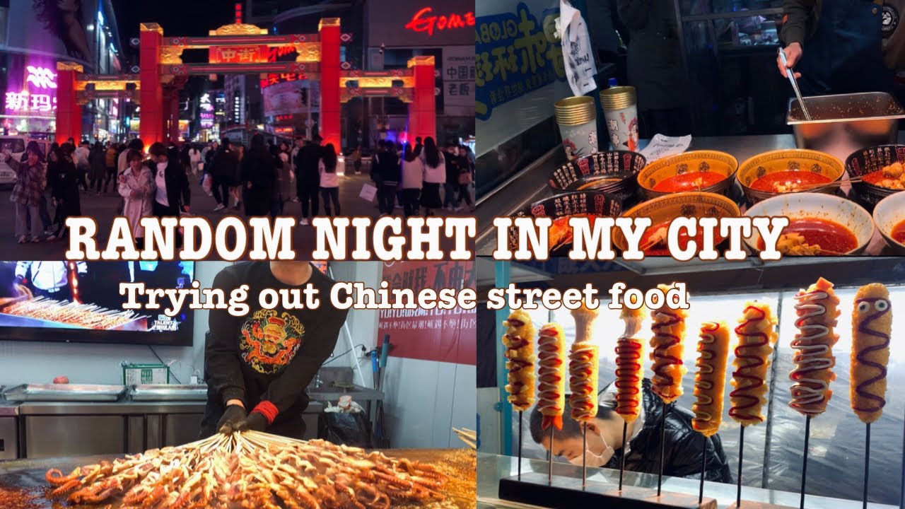 CHINA VLOGS| TRYING OUT CHINESE STREET FOOD..tried the smelly tofu🤢 ...