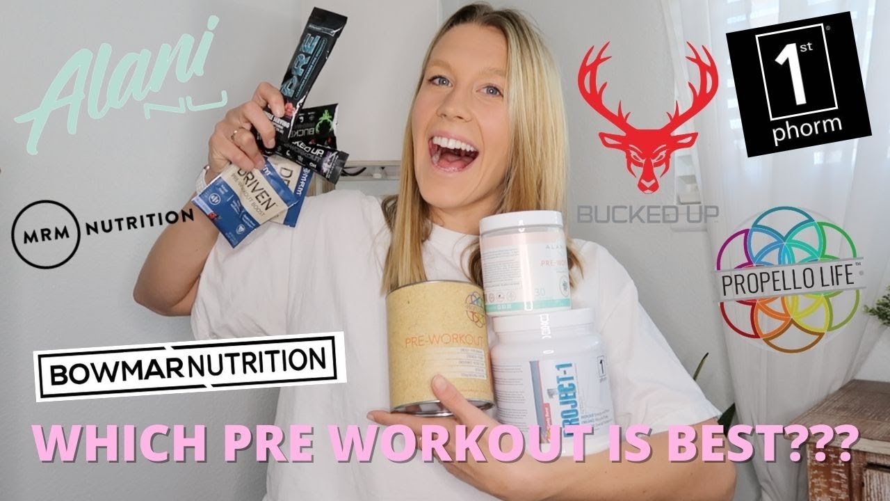 I tested six different pre-workouts to find the BEST PRE-WORKOUT... so ...