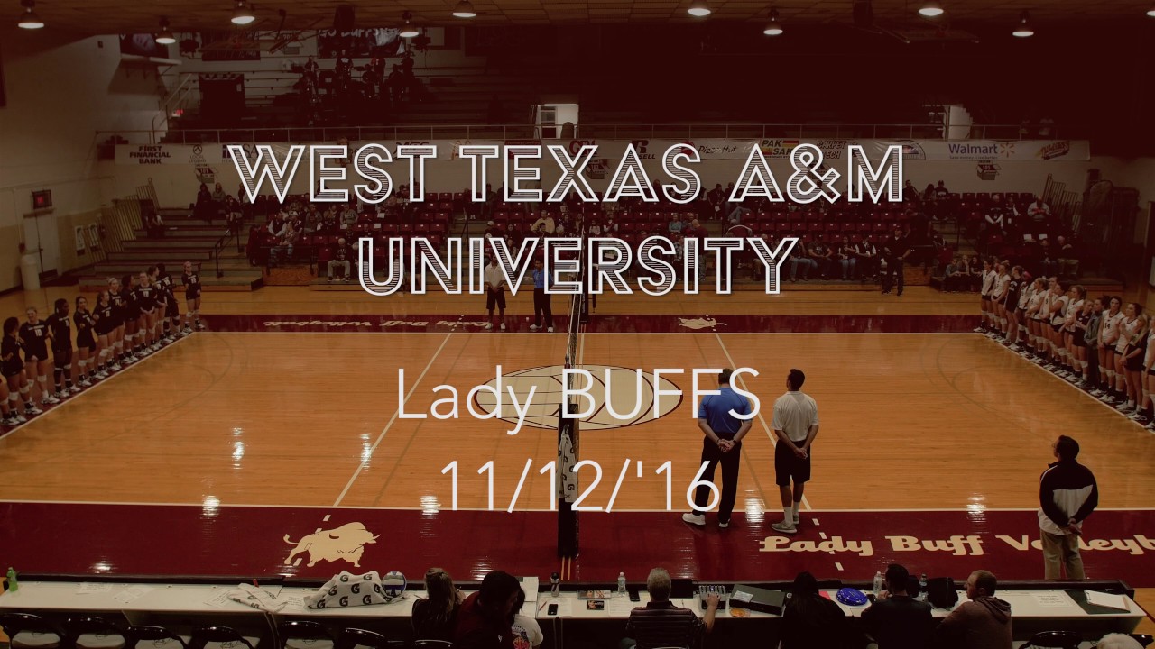 WTAMU Lady BUFFS VOLLEYBALL in 4K - Full Game 11-12-'16 - YouTube
