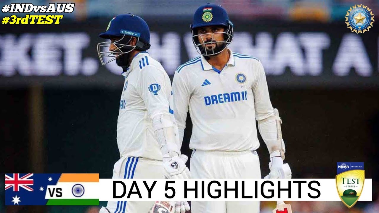 India vs Australia 3rd Test Day 5 Full Match Highlights | IND vs AUS ...