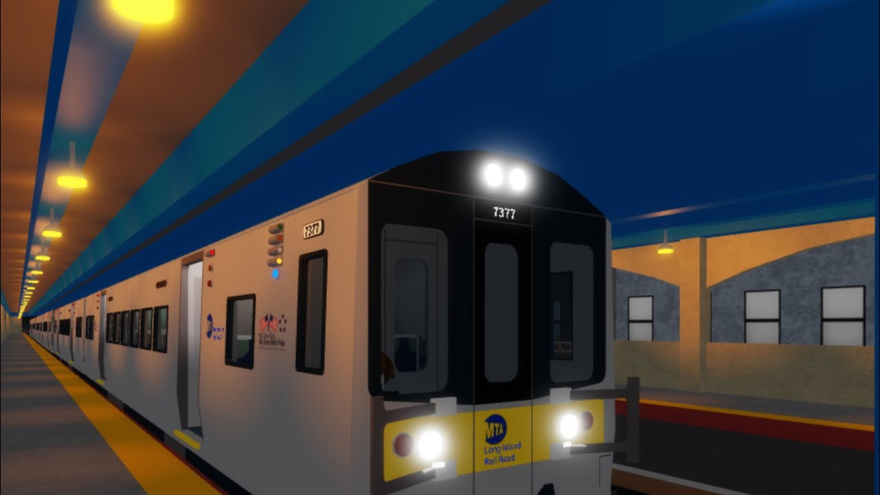 Operating A M7 LIRR Train to East NY Express Roblox - YouTube