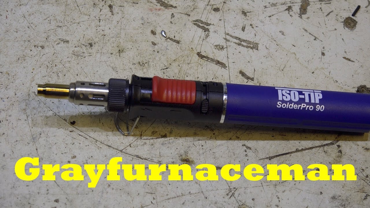 Test of the Iso tip pro 90 soldering iron. - YouTube