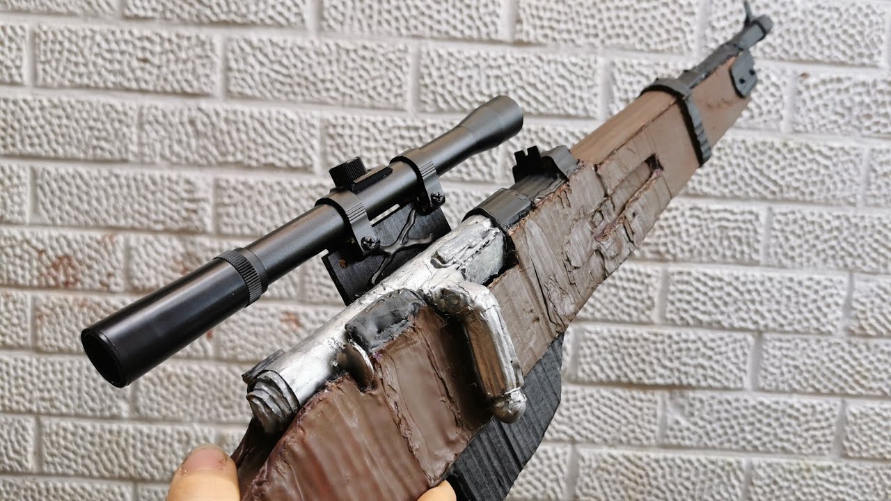 cardboard carcano m38 'lee Harvey oswald rifle' - YouTube