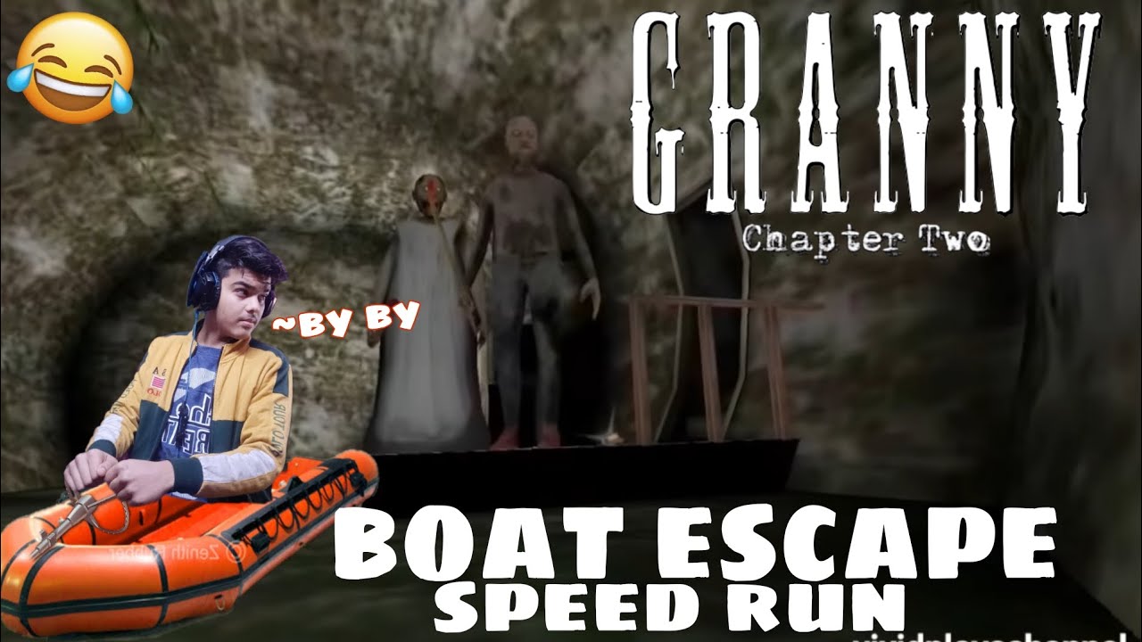 😂Bye bye dada ||granny chapter 2 speed run boat escape|| (granny ...