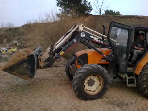 Renault Ceres 95 X Manewry w żwirowni 2012 - YouTube