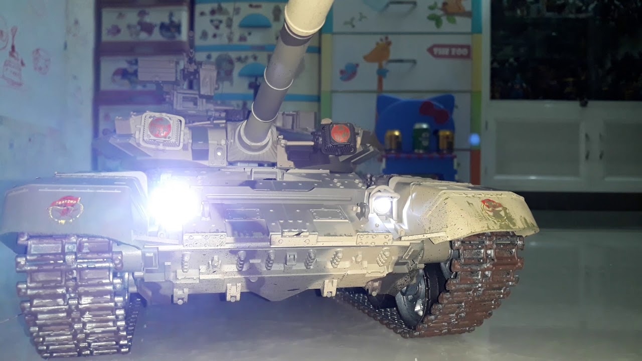Tank henglong rc t90 1/16 Nghĩa Trần - YouTube