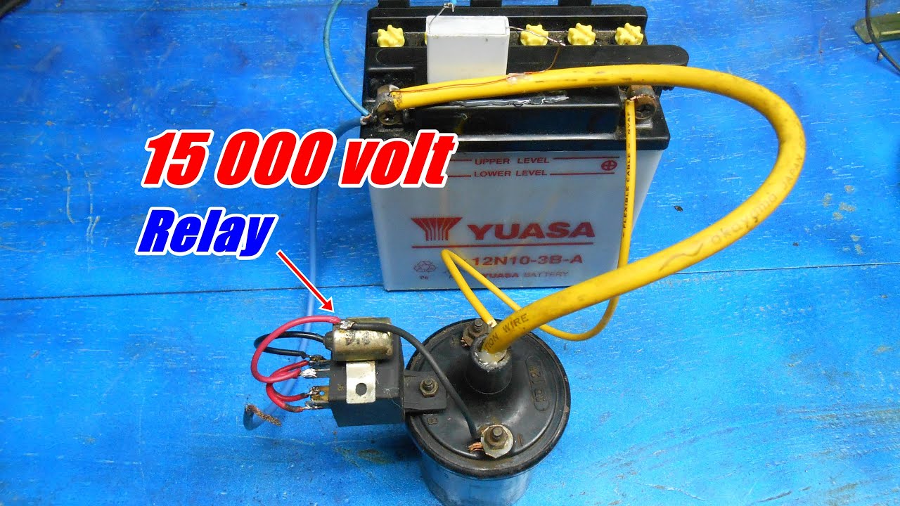 MODUL 15OOO VOLT WITH KOIL & RELAY - YouTube