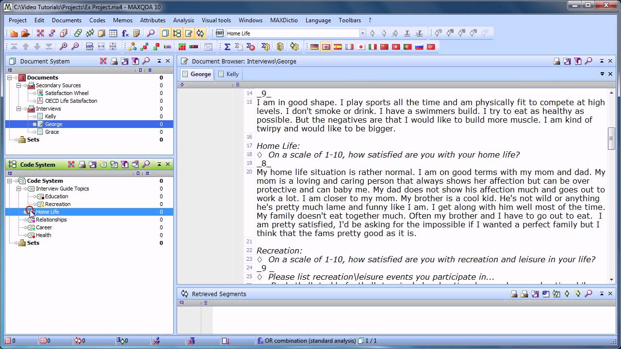 [2011] MAXQDA 10 and MAXQDA 11: Organizing the Code System - YouTube