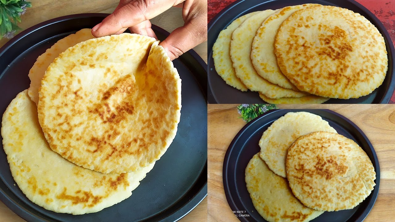 Super Practical Soft and Sweet Butter Bread Naan Made from Flour and ...